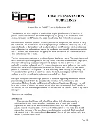 [PDF] - ORAL PRESENTATION GUIDELINES Congratulations on being accepted ...