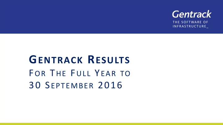 [PPT] - IMPORTANT NOTICE This presentation contains forward-looking ...