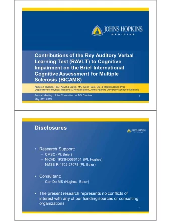 [PPT] - Cognitive Linguistic Quick Test (CLQT) By: Grace Castillo ...