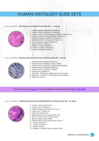 [PDF] - APPENDIX 3: HISTOLOGY SLIDE CATALOGUE - INDEX OF TISSUES ...