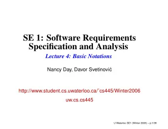[PPT] - Software Requirements Analysis and Specification Requirements 1 PowerPoint Presentation ...