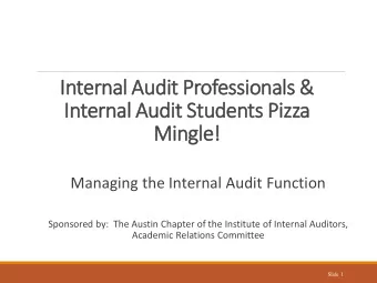 [PPT] - Benefits Audit 101: How to Conduct an Internal Audit for Dependent PowerPoint ...
